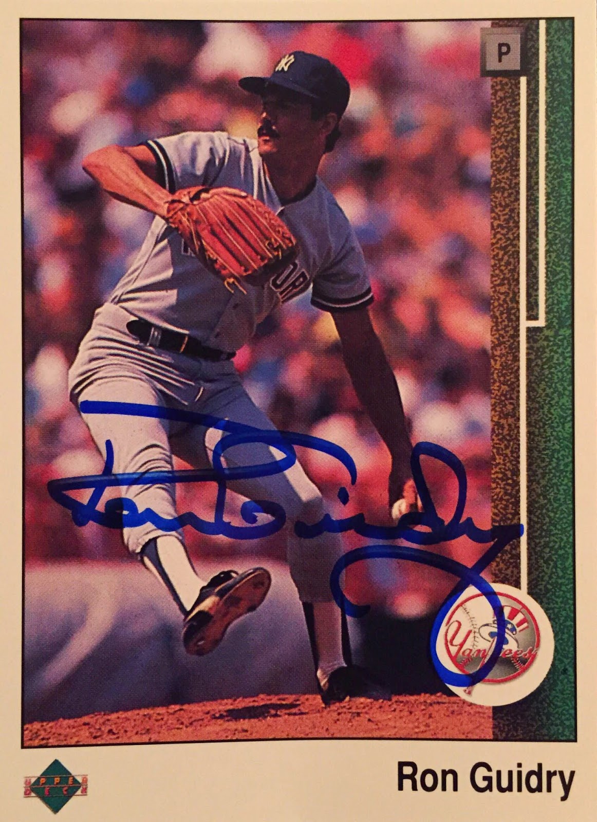 The Lost Collector: TTM Success: Ron Guidry