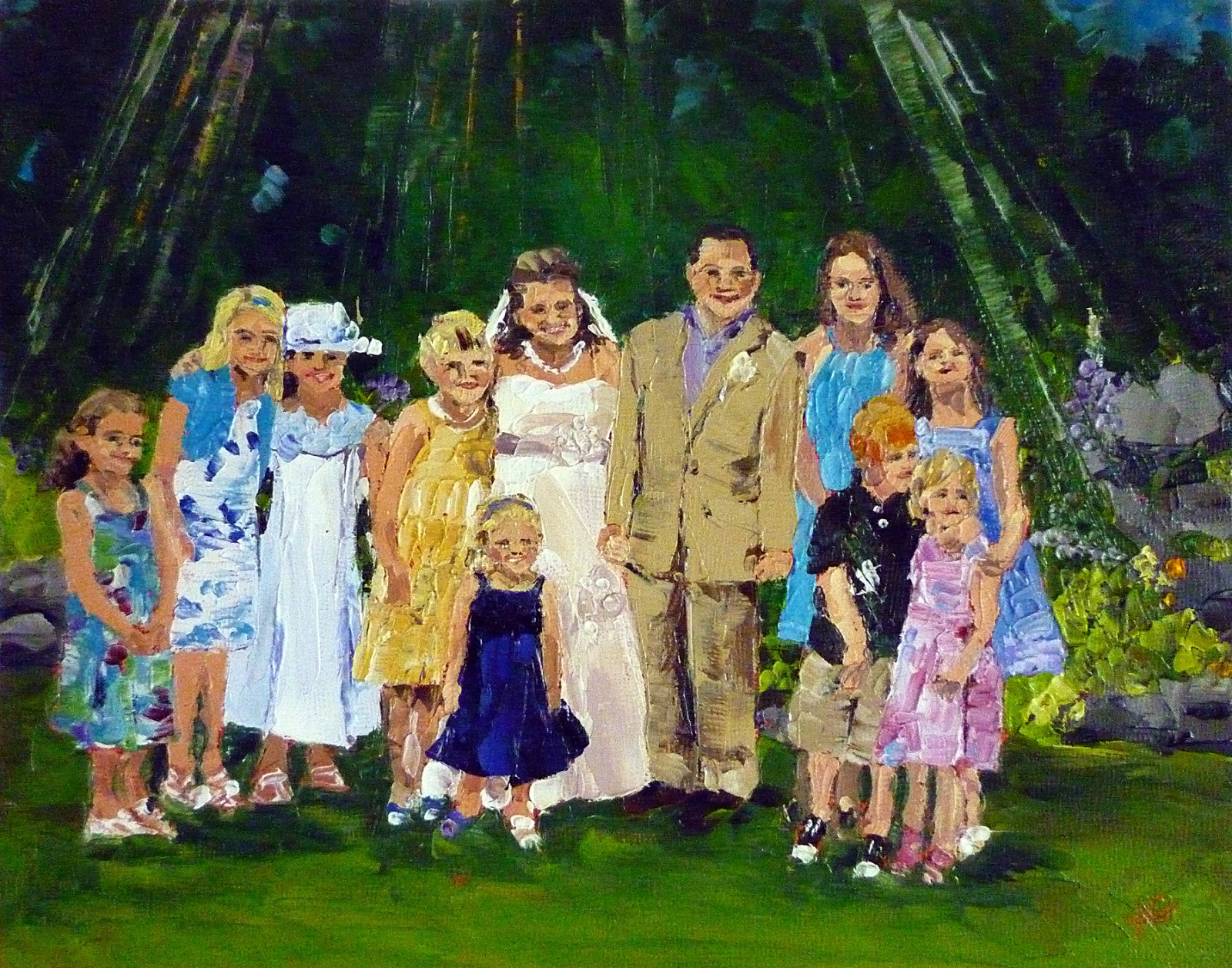 Ann Gorbett Palette Knife Painting: SAMPLES OF COMMISSION WORK