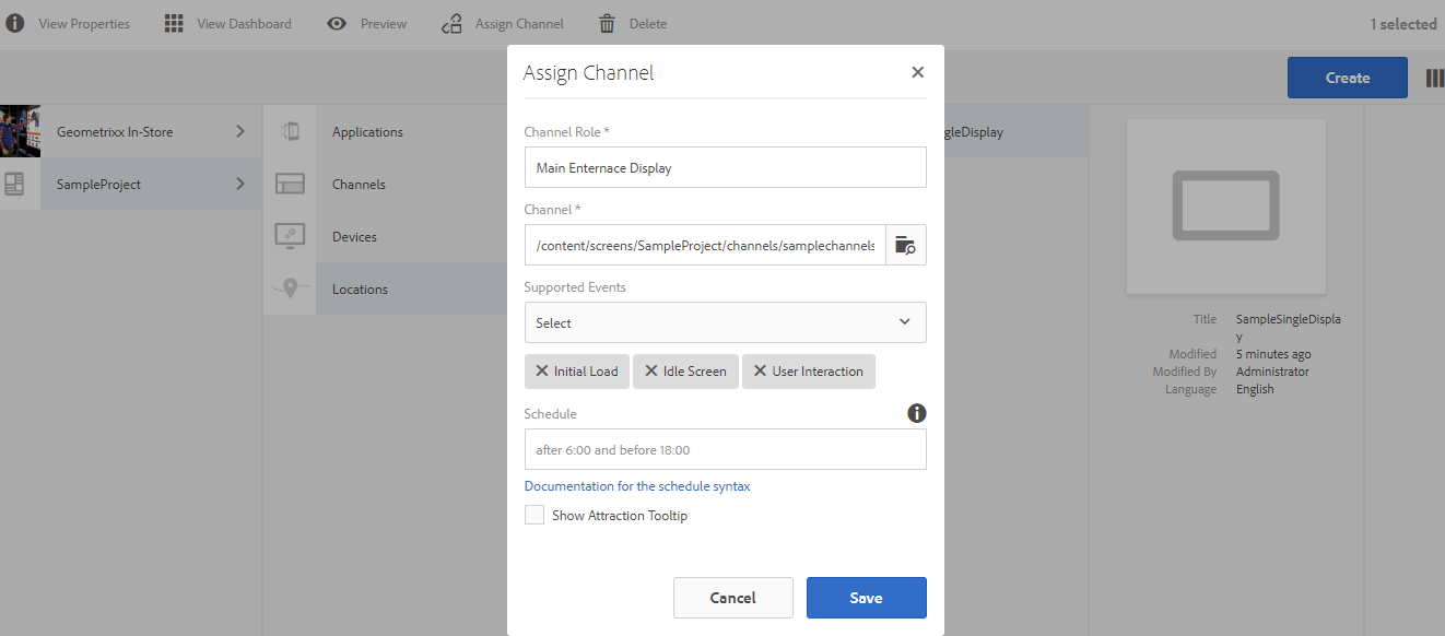AEM/CQ5 : AEM 6.2 Screens