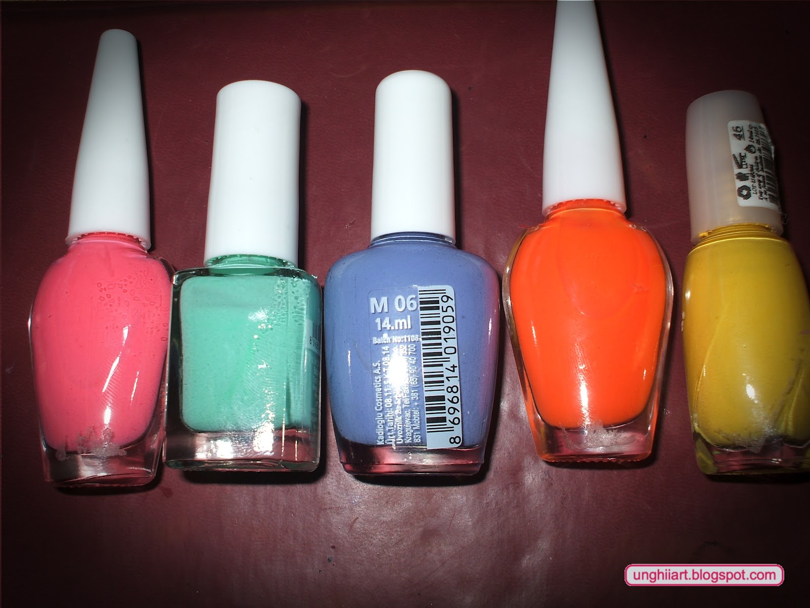 French colorat ~ Modele unghii