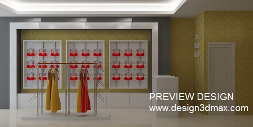 JASA DESAIN 3D INTERIOR GAMBAR EKSTERIOR: Jasa design toko baju display ...