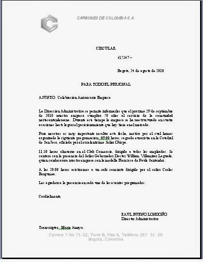 TECNICAS DE OFICINA: LA CIRCULAR!!