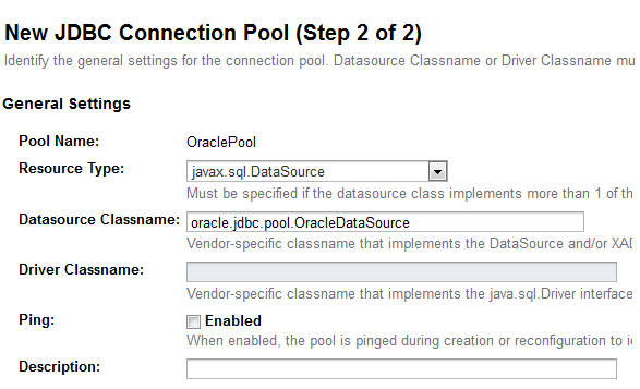Unwinding ADF: Configure JNDI DataSource for OracleDB in GlassFish Server Unwinding ADF: Configure JNDI DataSource for OracleDB in GlassFish Server