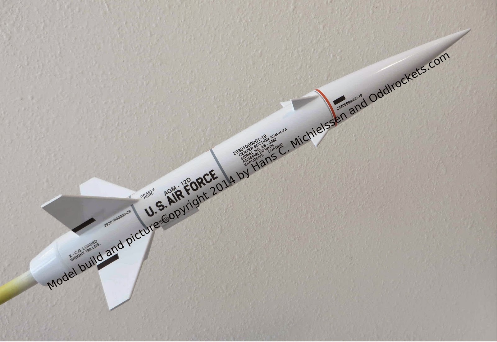 Model Rocket Building: Estes Bullpup #7000, Build Highlights Finished