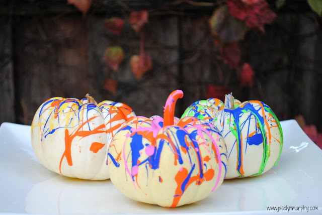 Jac o' lyn Murphy: Pollock Pumpkins...Our Artsy Halloween Part 2