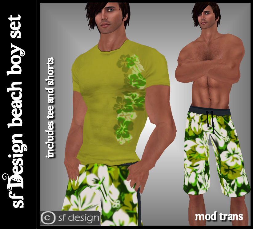 sf design - avatar clothing by swaffette Firefly: New summer wear for men