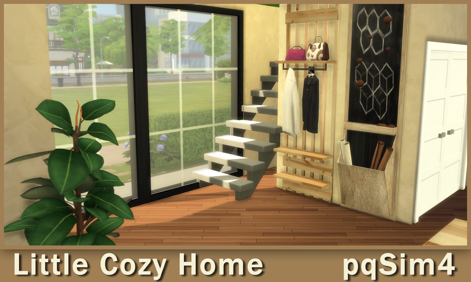 Little Cozy Home. Sims 4 Speed Build.