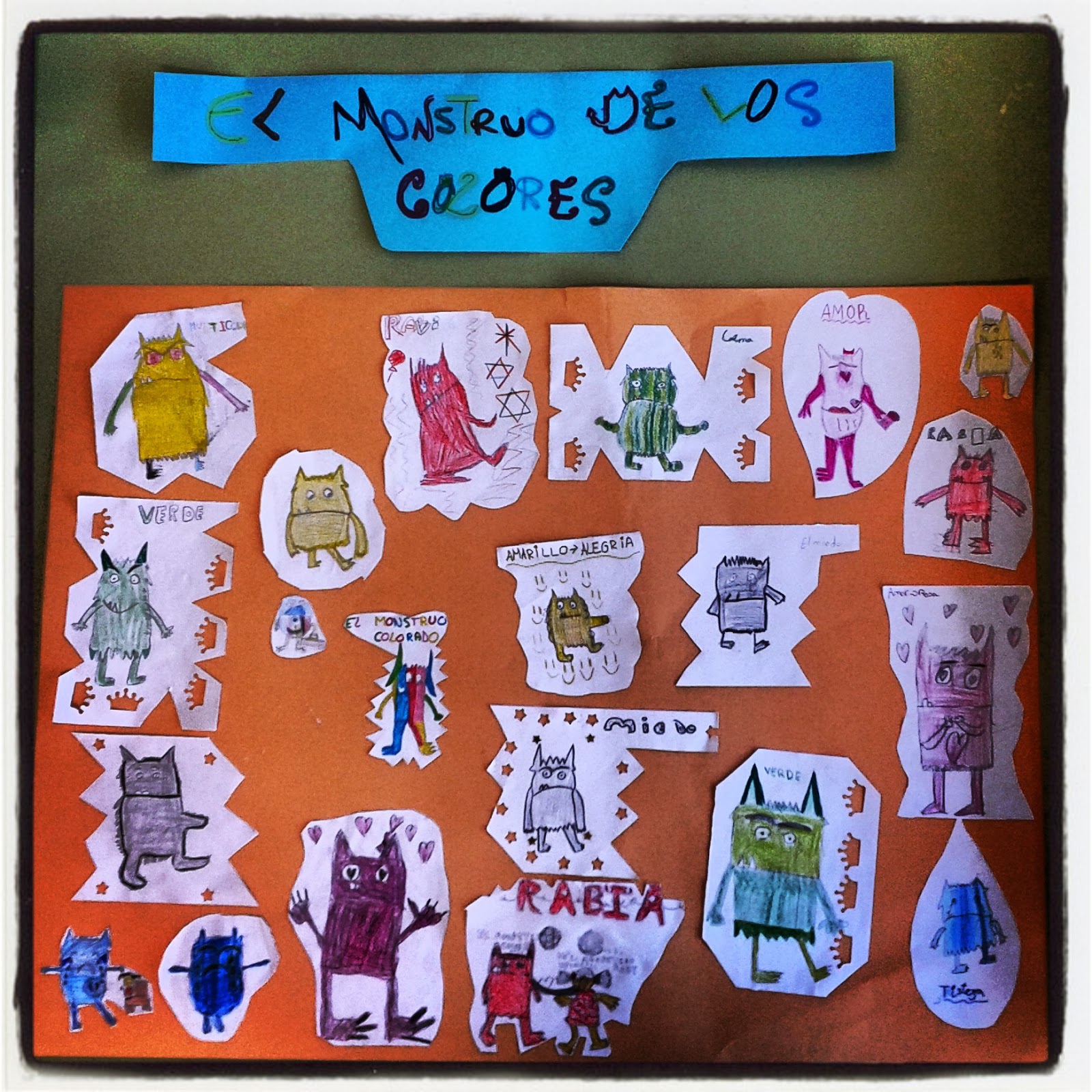 3º y 4º Quevedo: El monstruo de los colores