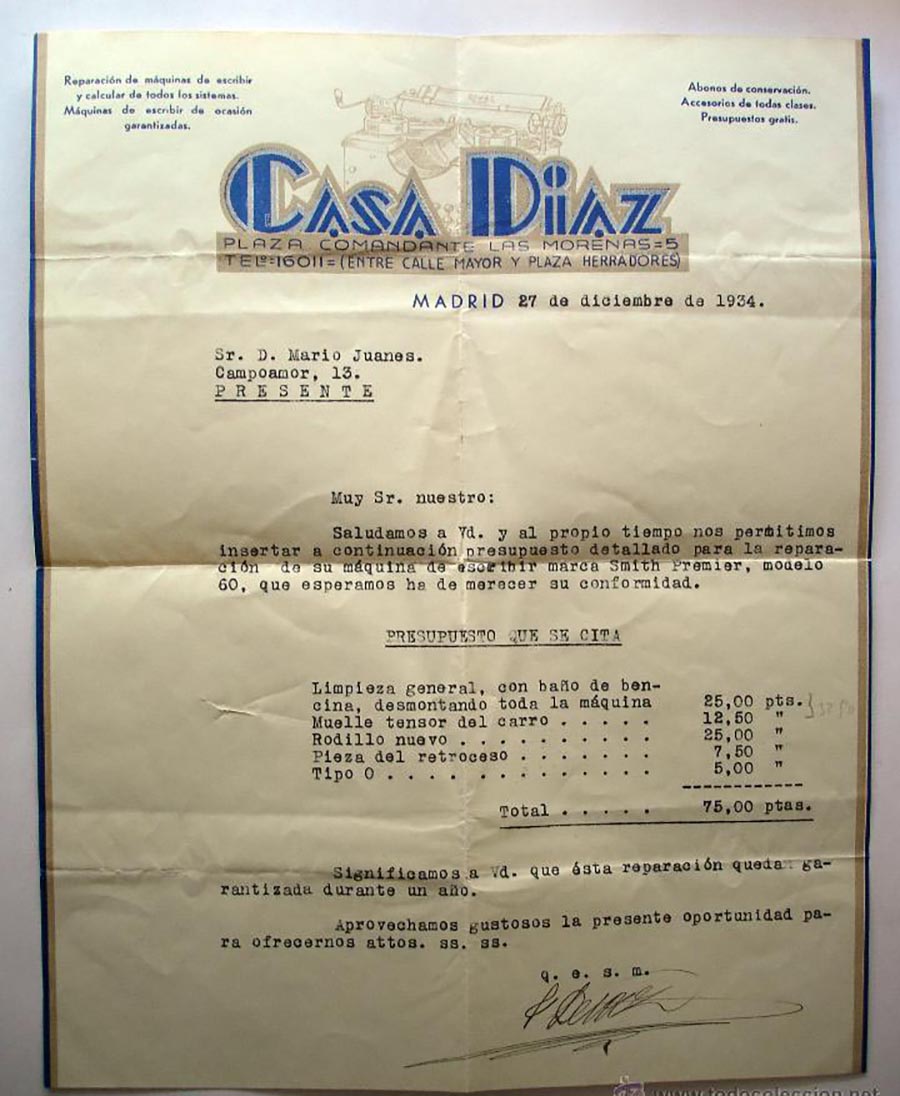 Designing a typewriter shop receipt for the 21st century/ /THE ...