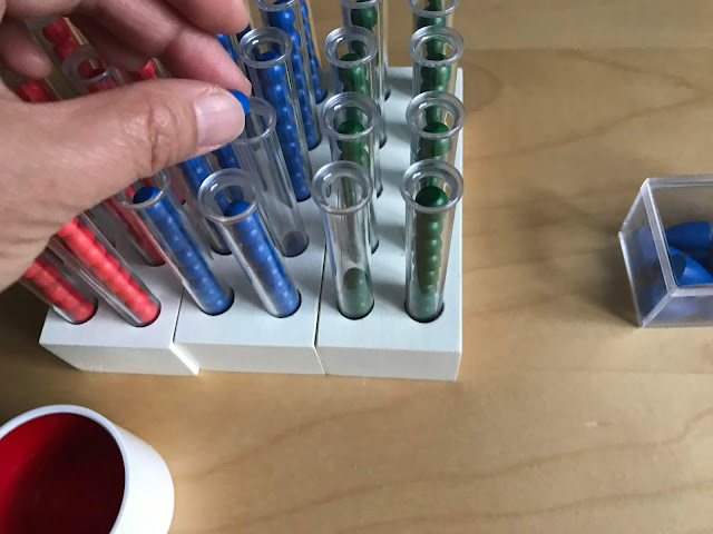Family FECS: Montessori Activity: Long Division with Racks & Test Tubes ...