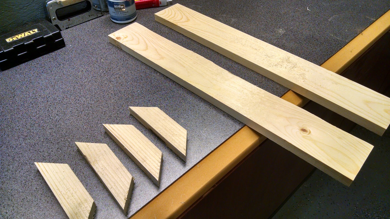 Creative Decor by Brooke: DIY Two Layer Shelves