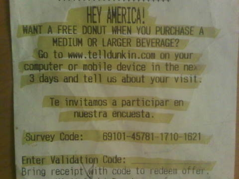 Everything You Asked 4: FREE Dunkin' Donuts