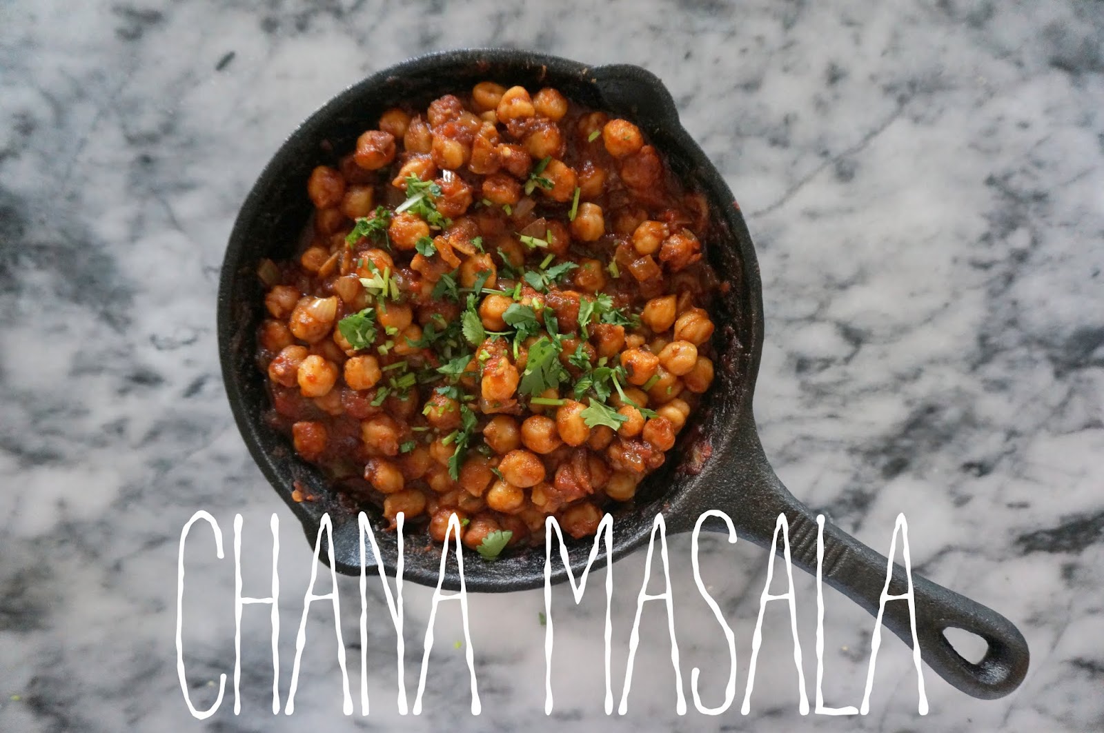 Chana Masala & Cucumber Raita