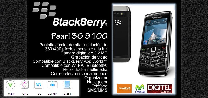 MaracuchoEnUSA: Nuevo Blackberry 9100 Pearl 2 3g 3.2mp. Liberados - Bsf ...