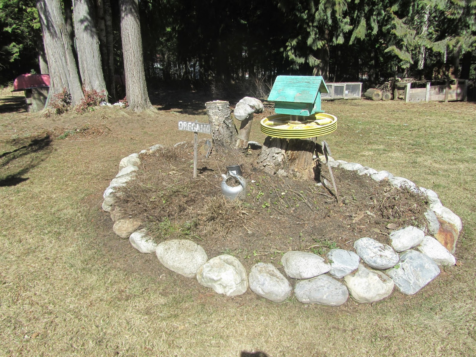 Jen & the Bean stalk: Yard work & Gopher woes... already!