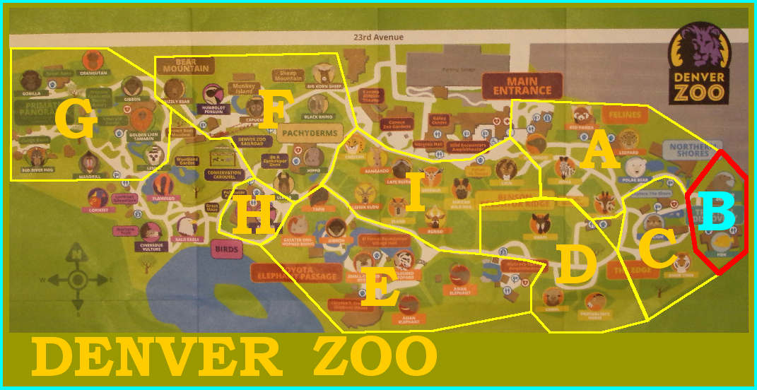 Denver Zoo Map