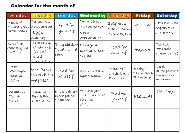Menu Planning - Part One - Morganize with Me - Morgan Tyree