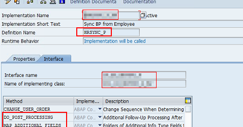 SAP Sample Programs: BP Transaction Code