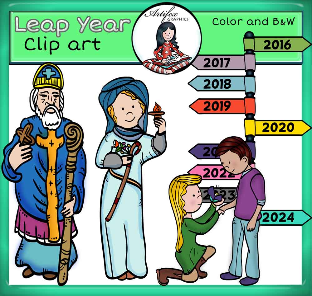Artifex Graphics: Leap Year clip art