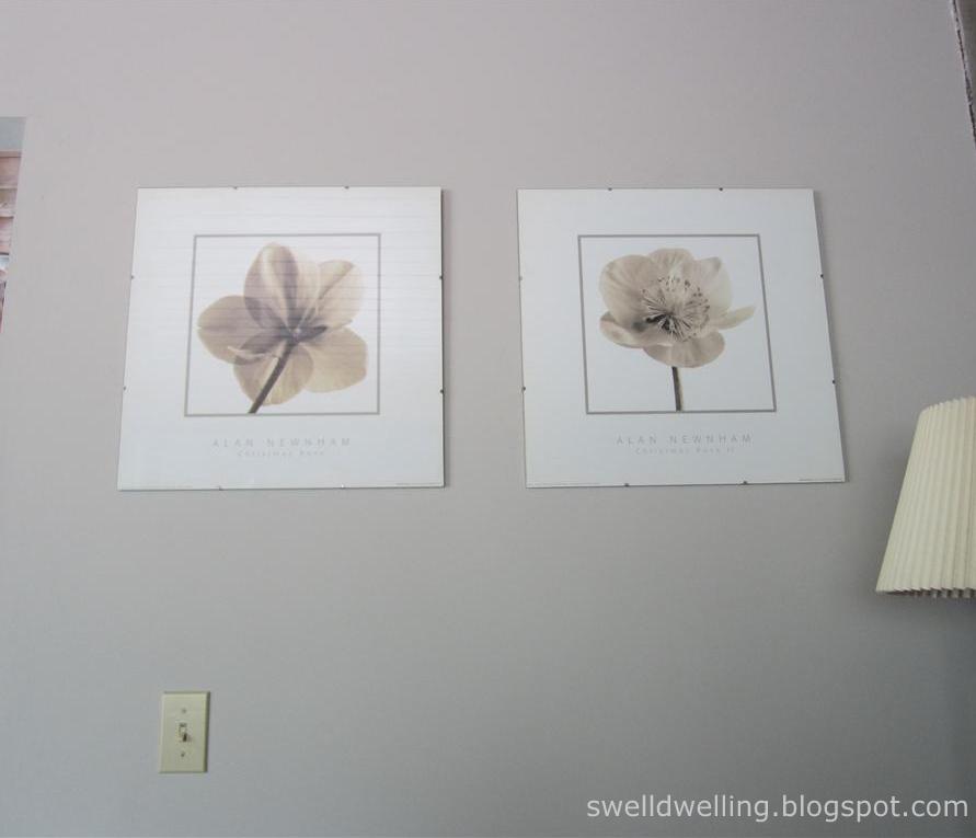 Swell Dwelling: How to make a template to hang artwork