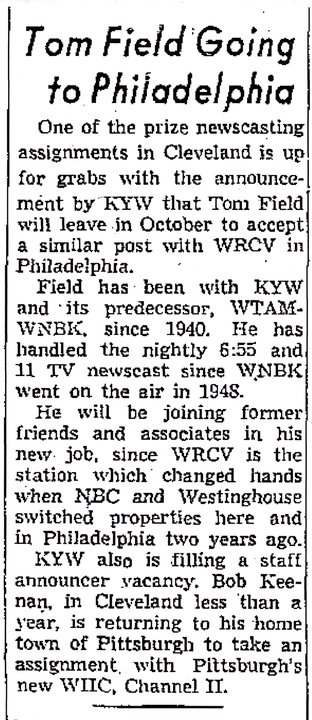 Cleveland Classic Media: Tom Field-Cleveland Sunday Magazine (Plain ...