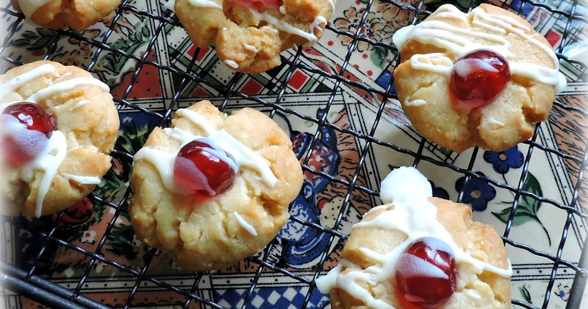 Cherry Almond Cookies | The English Kitchen