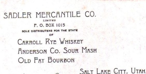 Those Pre-Pro Whiskey Men!: Henry Sadler Sold Whiskey in the Shadow of ...