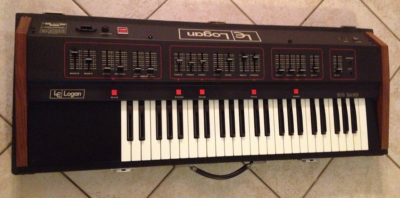 MATRIXSYNTH: LOGAN BIG BAND Vintage Analog Italian Synth/String machine