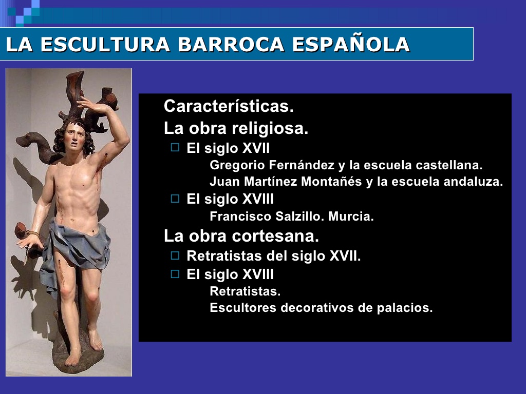 sociales y lengua: La escultura barroca española sociales y lengua: La escultura barroca española