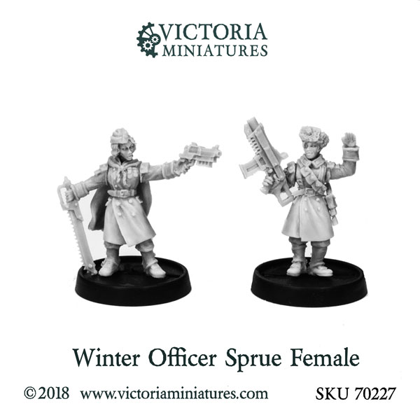 Victoria Miniatures: Female Officer Bits Now Available - Faeit 212