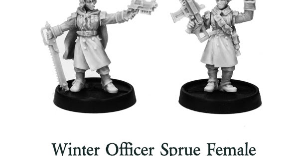 Victoria Miniatures: Female Officer Bits Now Available - Faeit 212