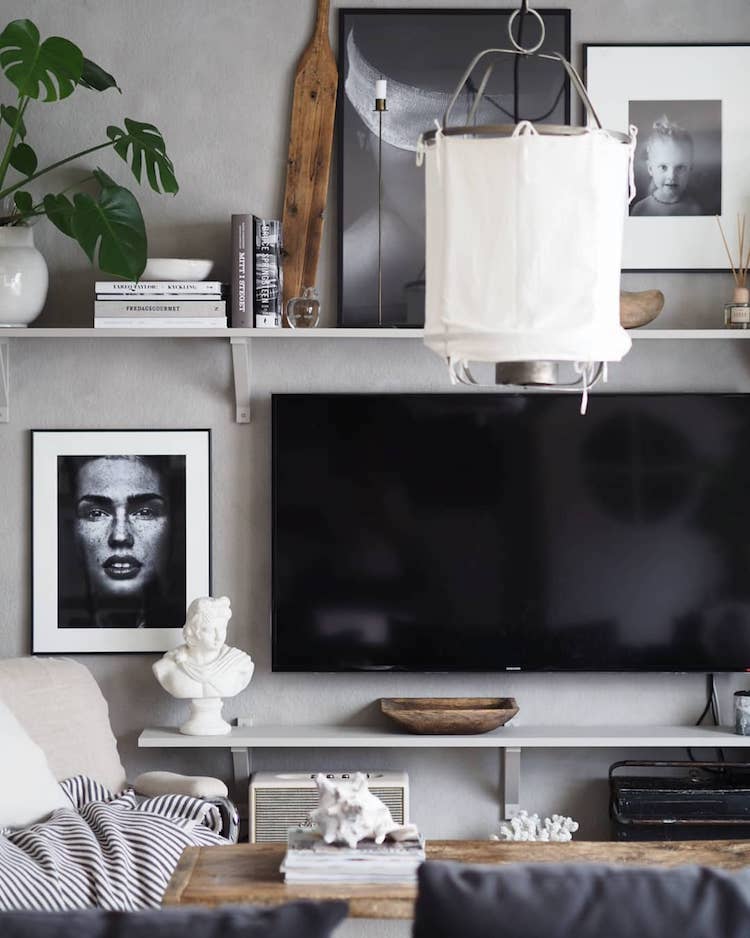 10 Super Stylish Ways to Display (or Hide!) Your TV | my scandinavian ...