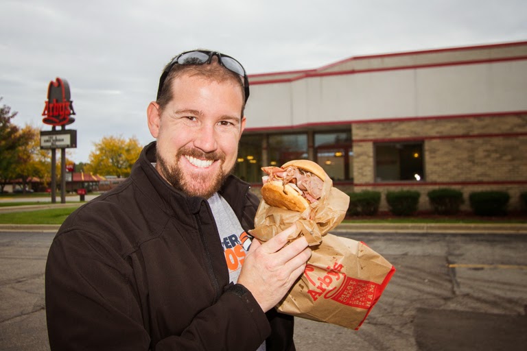 Tales of the Flowers: Arby's Meat Mountain sandwich