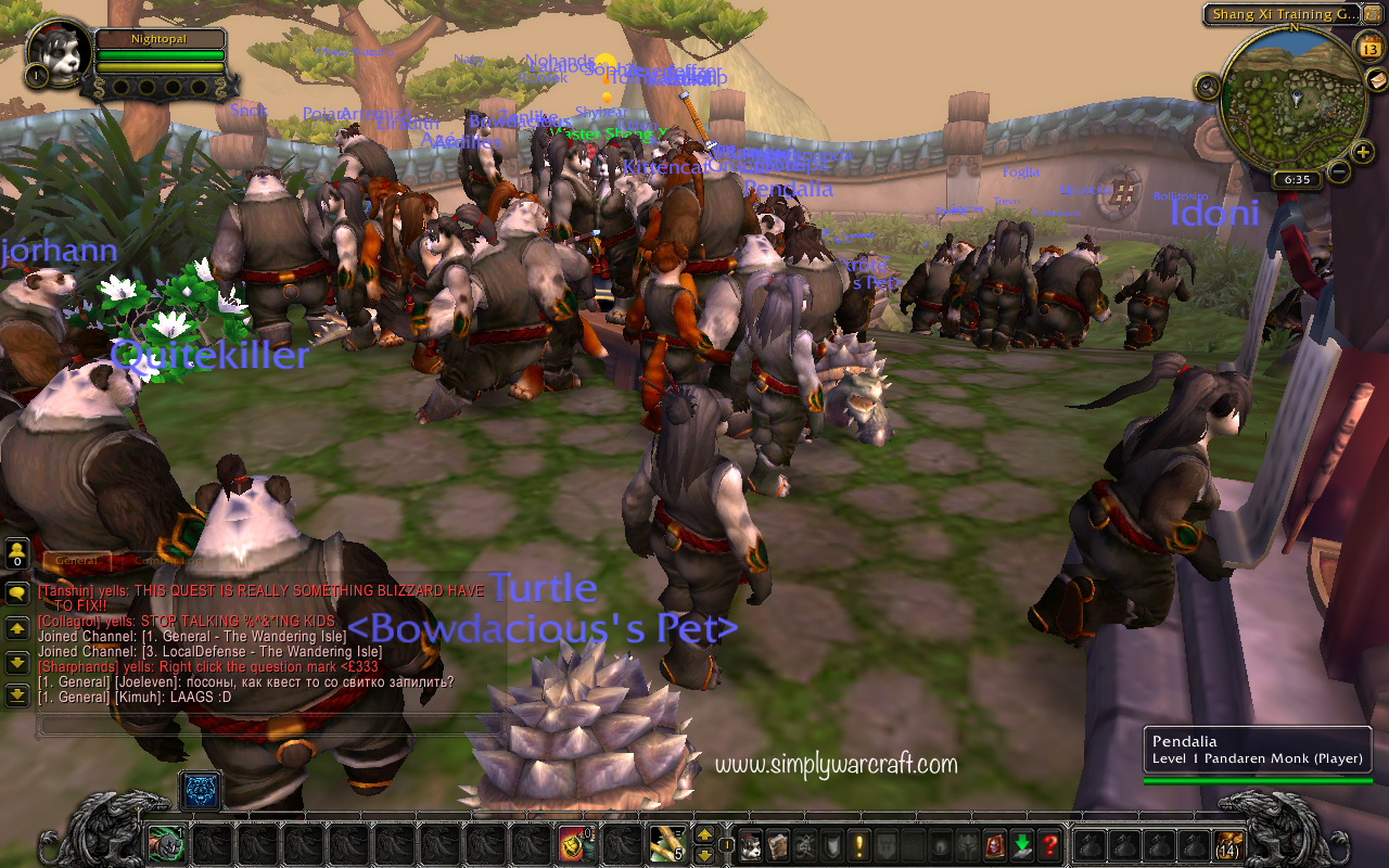 Simply Warcraft: Mists of Pandaria: Panda Monk Starting Area