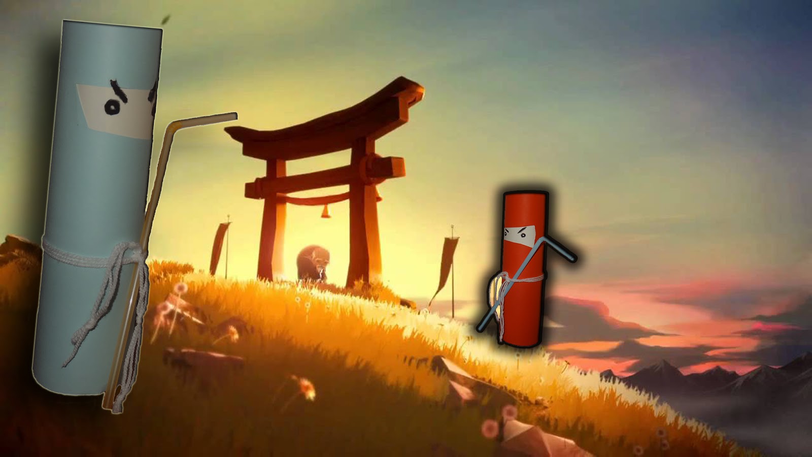 Diy Basteln: Wie bastelt man ein papier NINJA und waffe - Basteln mit ...