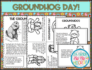 1st Grade Hip Hip Hooray!: Groundhog Day and Shadows...Making predictions!