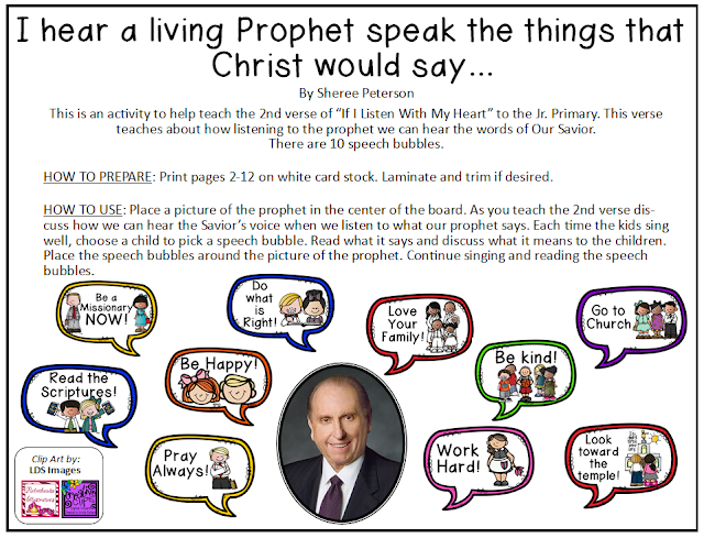 The Primary Pad: What Does the Prophet Say...