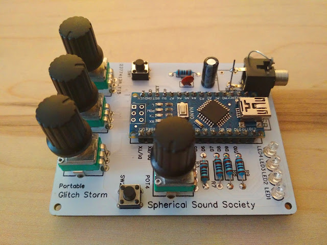 Matrixsynth Arduino Breadboard Glitch Storm Diy Synthesizer Demonstration