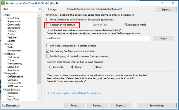 MatticusAU Blog: Cmder, enhance your Windows Terminal Console experience