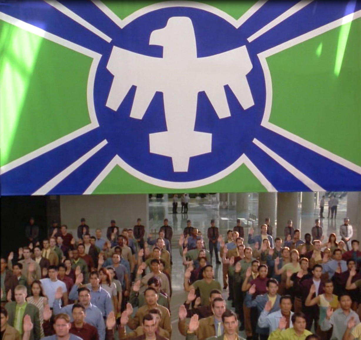 The Voice of Vexillology, Flags & Heraldry: Flags in Starship Troopers 1997