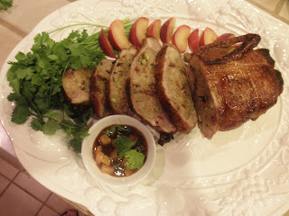 Bouche bebe: Roasted Deboned Duck Stuffed with Sticky Rice