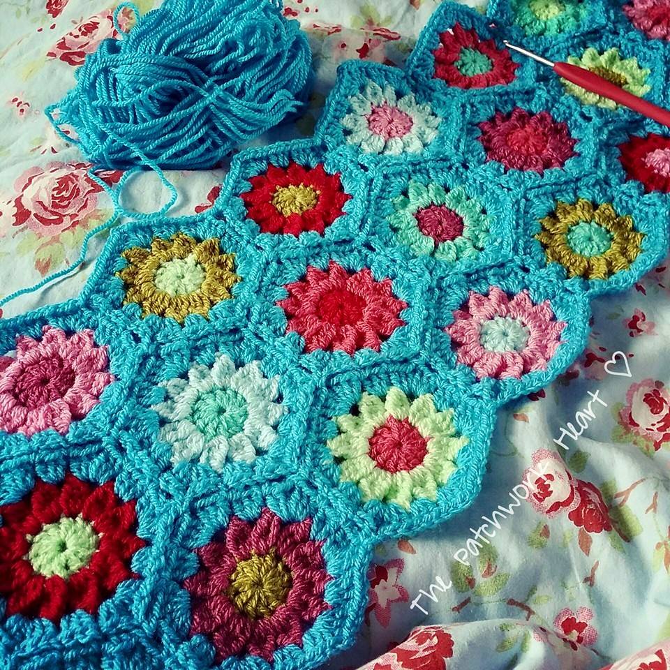 The Patchwork Heart: The Turquoise Blanket