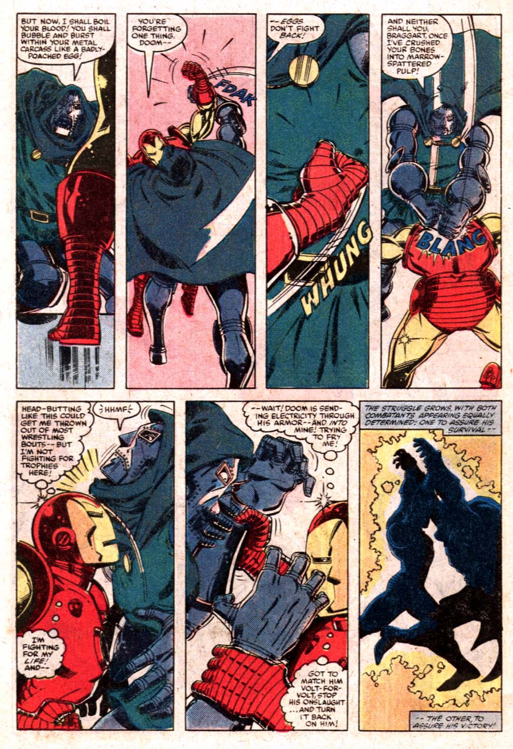 Marvel Comics of the 1980s: 1981 - Doomquest/Knightmare - Iron Man #149-150