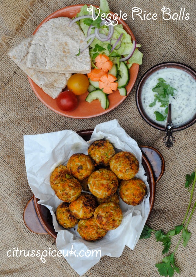 Veggie Rice Balls - Citrusspice and Travels