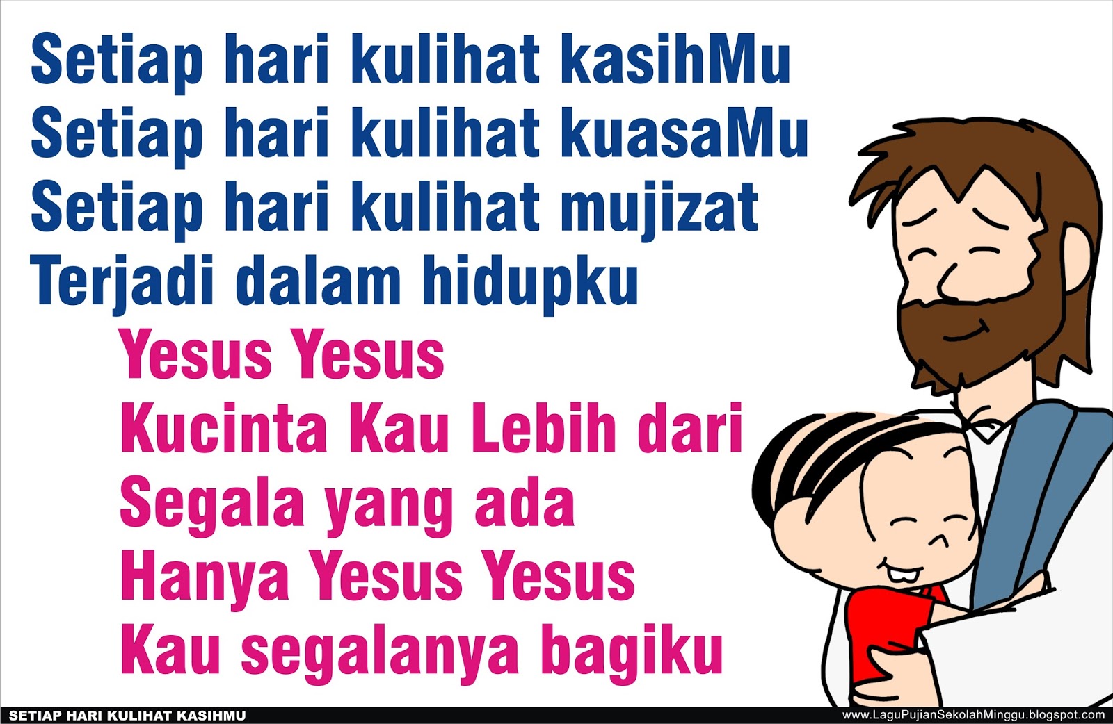Lirik Lagu Pujian Rohani Kristen Sekolah Minggu Gereja Tuhan Yesus ...