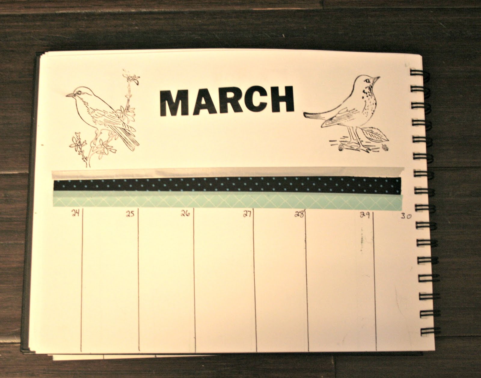 VintageLoveAndPhotographs: DIY Day planner