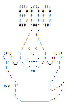 Halloween ASCII Art