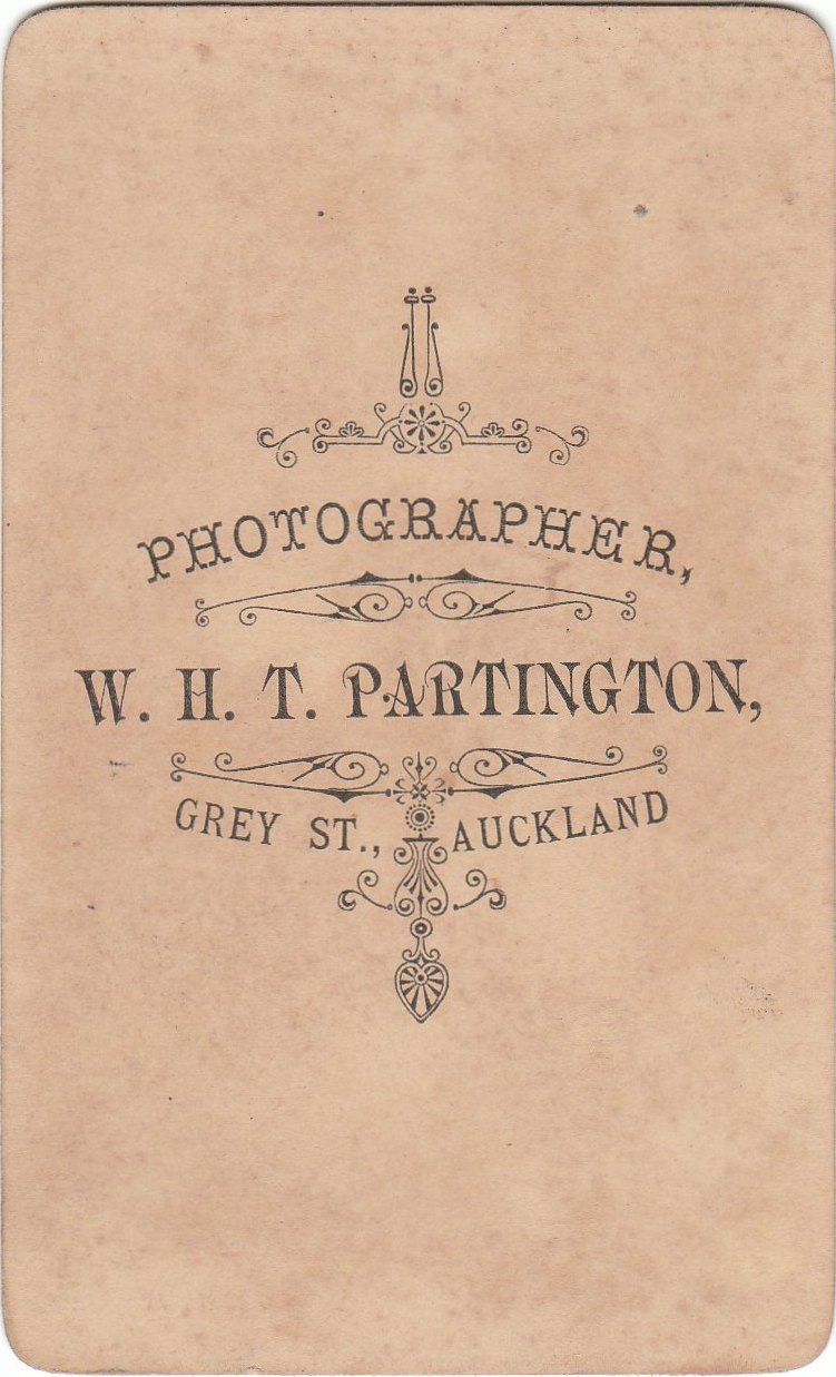 Early New Zealand Photographers: PARTINGTON, William Henry Thomas