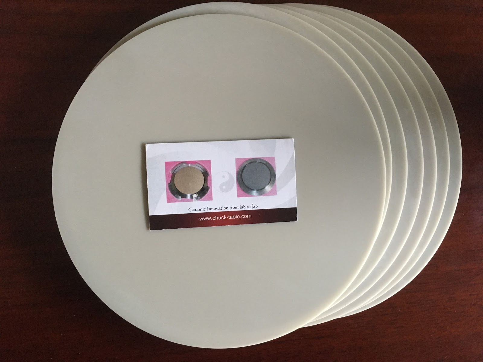 electrostatic chucks: 8 Inch Alumina Nitride (AlN) Ceramic Disc for ESC