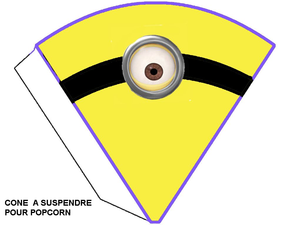 Ideas y moldes de minions para fiestas infantiles ~ Solountip.com